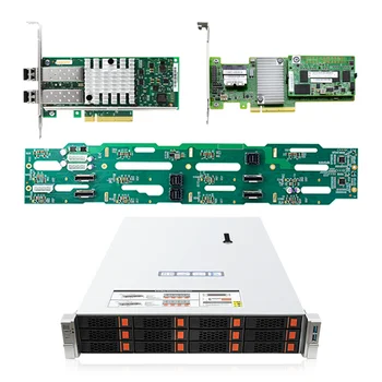 2u 12-bay Rackmount Chassis With Straight-through 8nvme+4sas/sata ...