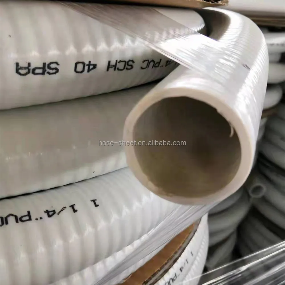 Heavy Duty Flexible Pvc Spa Hose Duct Grit Sewage - Buy Spiral Pvc Spa ...
