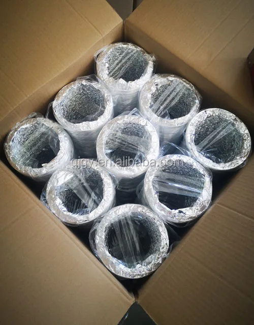 Ac Duct 4 Inch Aluminum Pipe 4 Inch Aluminium Foil Flexible Duct Pipe ...