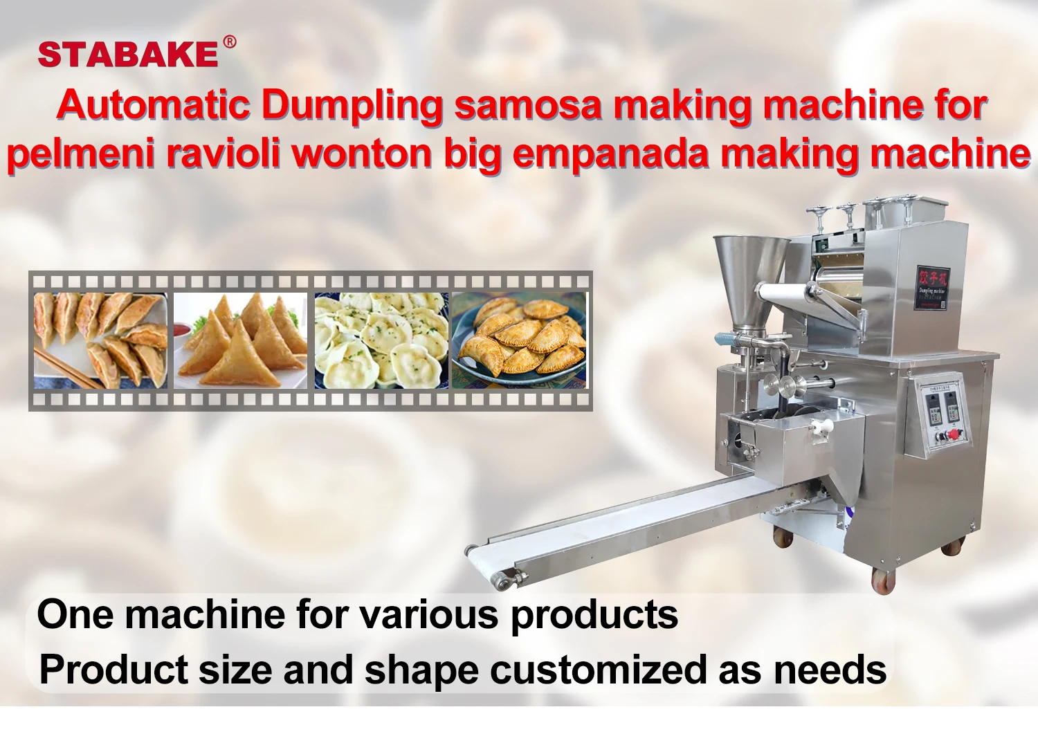 Industrial Automatic Empanada Making Machine for Canada