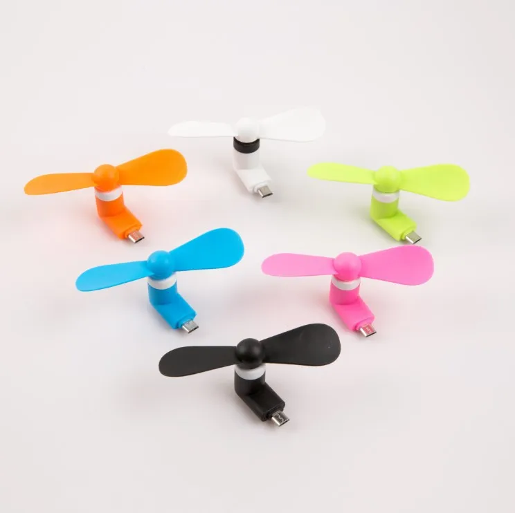 Low Power Customized Logo Mobile Phone Fan USB Type C Fasting Cooling ...