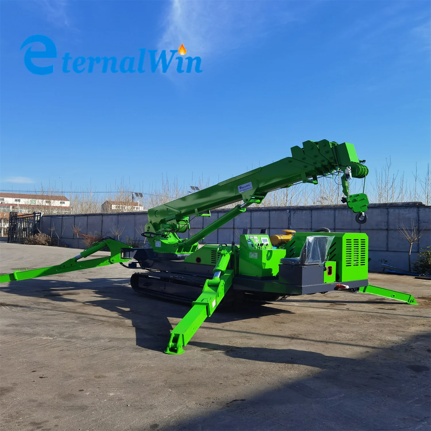3 Ton Mini Crawler Mobile Crane with 5 Booms - EW3.0