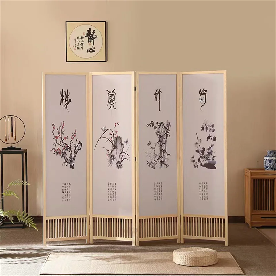 Wooden Partition Wall Divider Decorative Panel Chinese Ancient Style ...