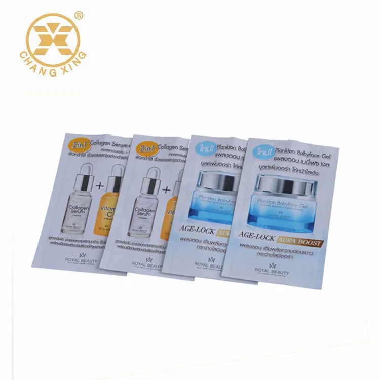 Custom Printed Packaging Foil Sachet for Cosmetic Creams