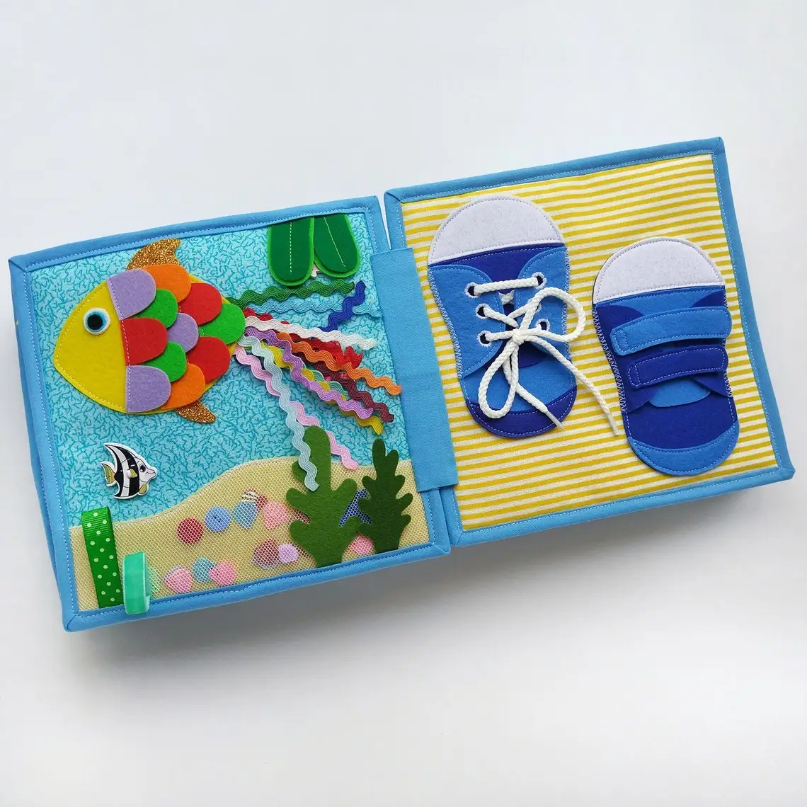 Montessori Busy Sensory Quiet Felt Activity Book DIY