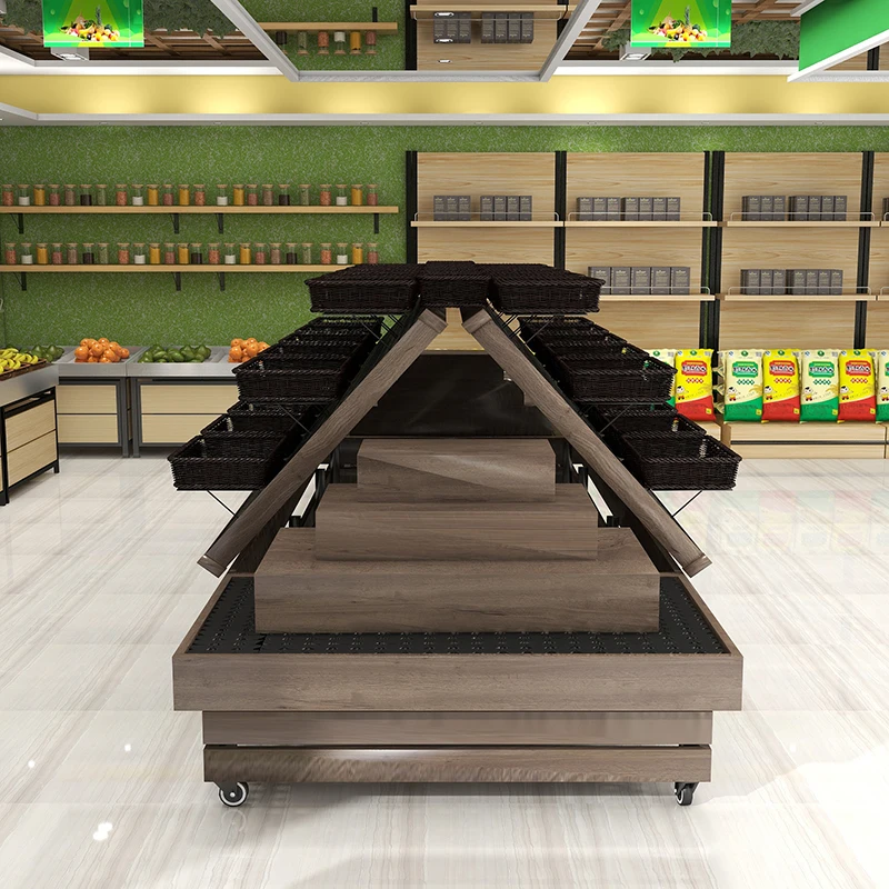 Supermarket Equipment Racks vegetable Display Units Rack For Fruit ...