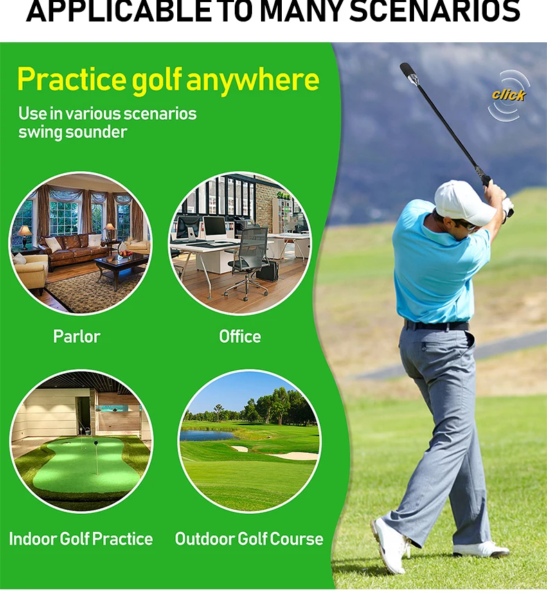 OEM ODM Factory Supply Golf Sound Swing Trainer Warm up Golf Practice ...