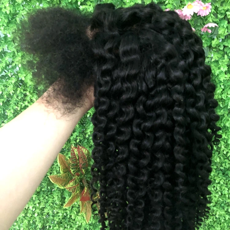 Cuticle Aligned Virgin Hair 5x5 Hd Lace Closure Wigs 150% Density Human ...
