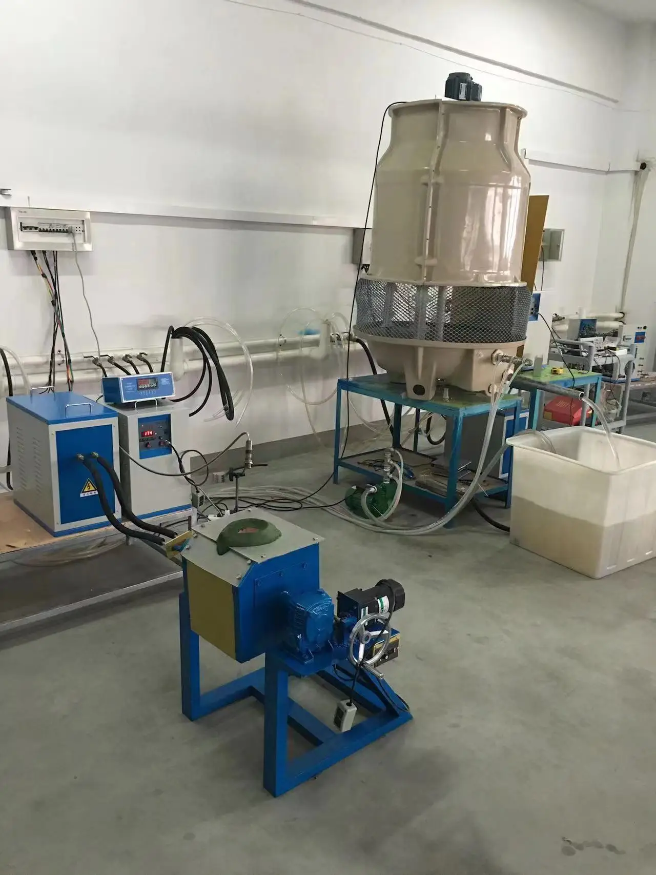 Small Copper Steel Scrap Metal Smelting Medium Frequency Induction ...