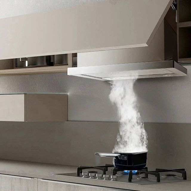 Built-in Cooker Hood 60cm Stainless Steel Mini Slide-out