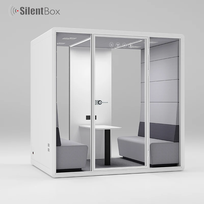 メッキ 工場製造カスタムメイド防音ポッドルームプライバシー防音オフィス電話ブースミュージックスタジオブースdiyボーカルブース - Buy ...