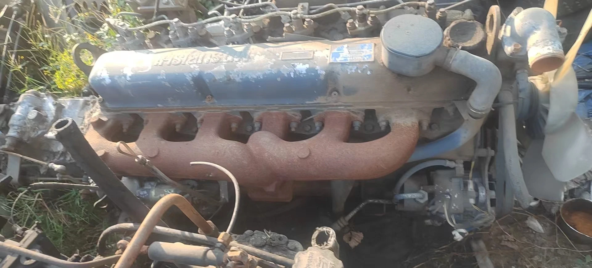 Used Kato 20 Ton Crane Motor Fuso 6d14 with MITSUBISHI Engine 6d14