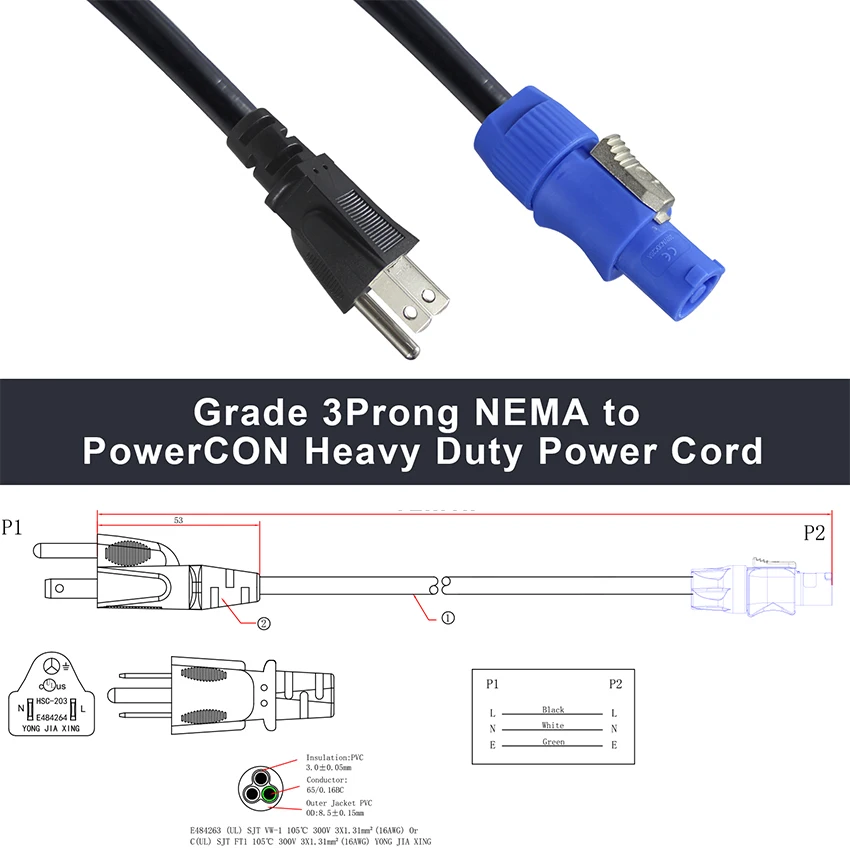 Entry Iec 60320 Pure Copper Hifi American Monster Cable Nac3fca To Nema ...