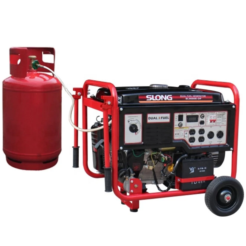 5kva Lpg Generator Petrol With Key Starter 5kw Gas Powered Electricity ...