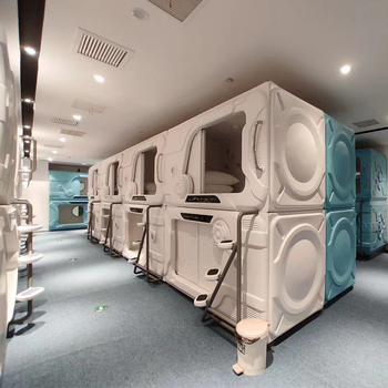 Space Capsule Bed Airport Sleep Module Dormitory Upper And Lower Bunks ...