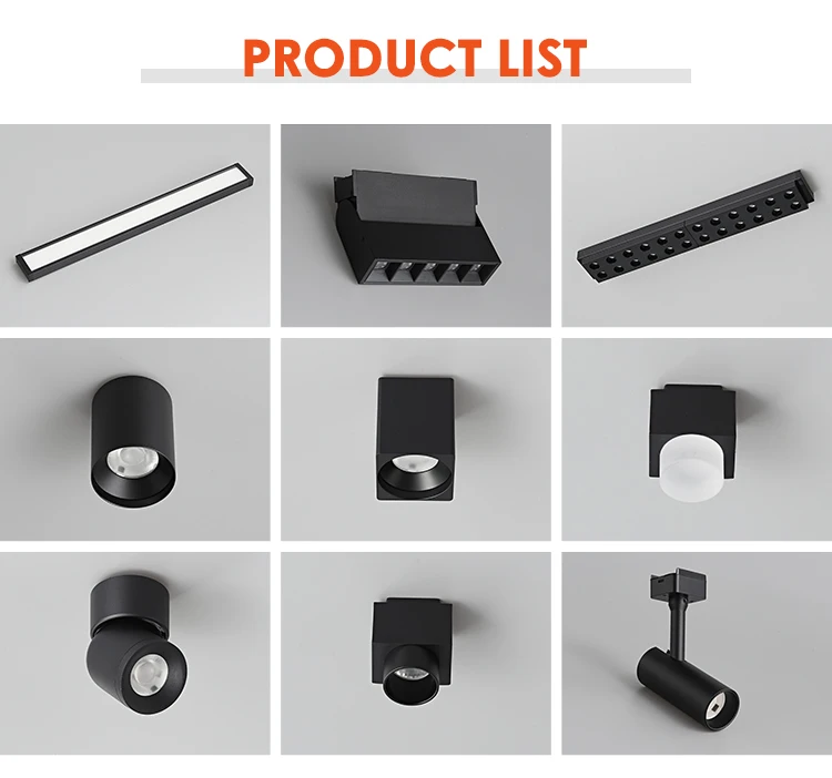 Sandeng Adjustable Beam Angle Shop Rail System Folding Lighting Fixture ...