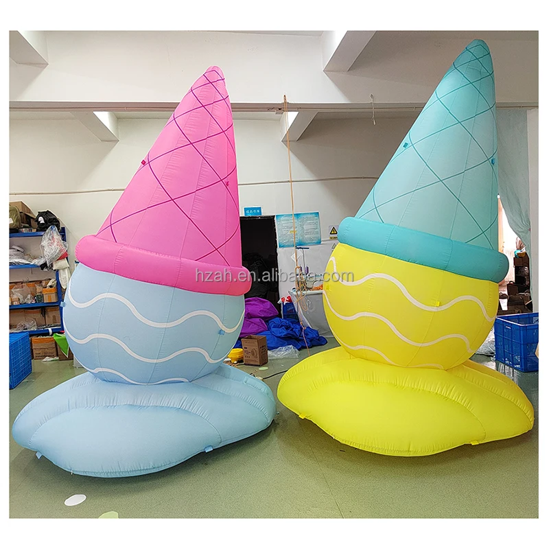 Alibaba.com: Custom Giant Pink Inflatable Ice Cream Popsicle with LED ...
