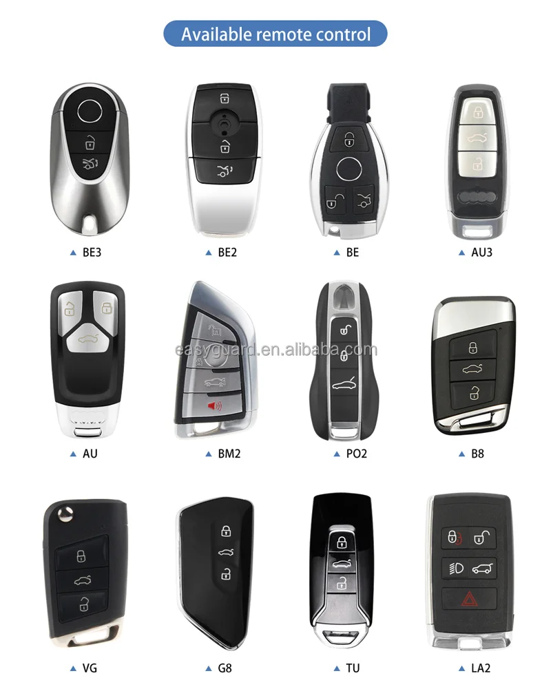Easyguard Smart Key Replacement Kit Pke Passive Keyless Entry Fit For ...