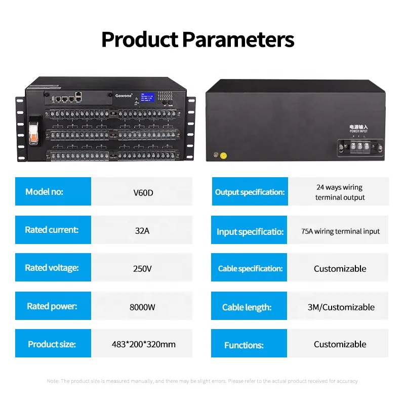 Factory 8000w 32a 250v 3 Phase Intelligent Pdu Power Distribution Unit Pdu Smart Pdu Heavy Duty ...