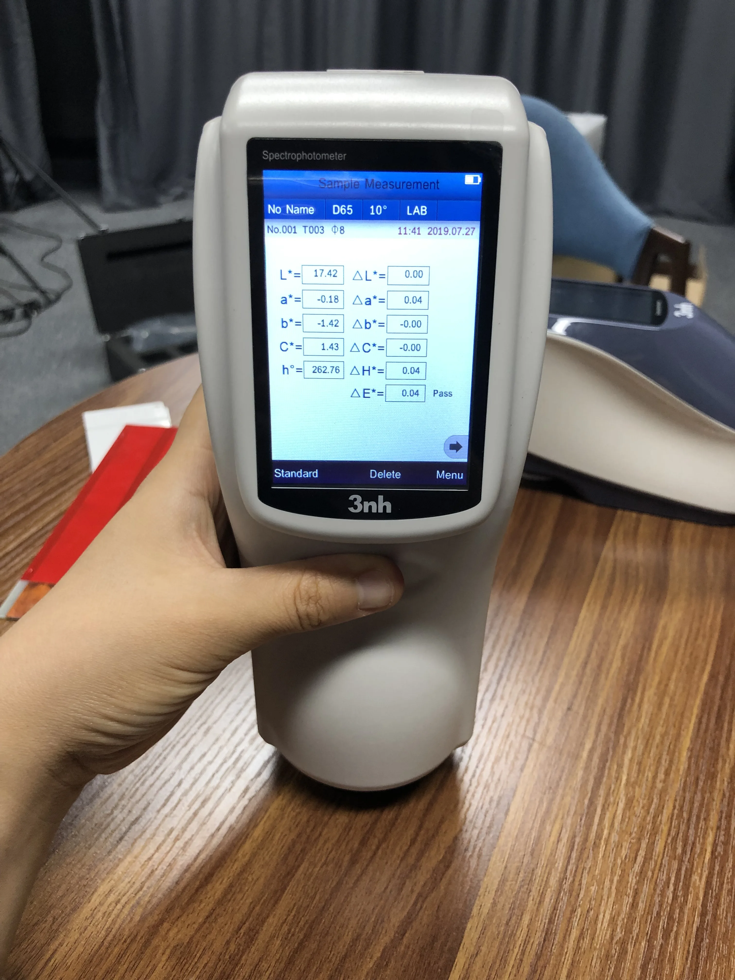 Handheld Precise Spectrophotometer 3nh NS800/NS810 Lab Color Testing ...