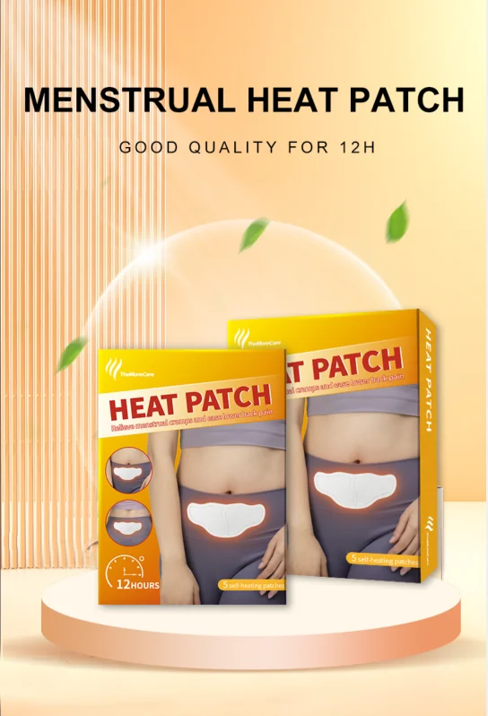 New Triangle Self Heating Menstrual Period Pain Relief Heat Patch/pads ...
