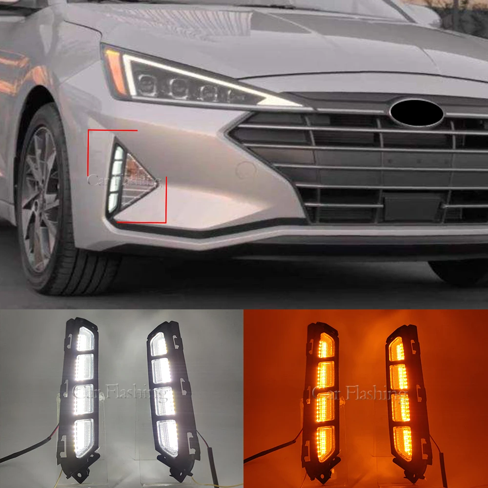 Alibaba.com: Hyundai Elantra Avante 2019 2020 LED DRL with dynamic turn ...