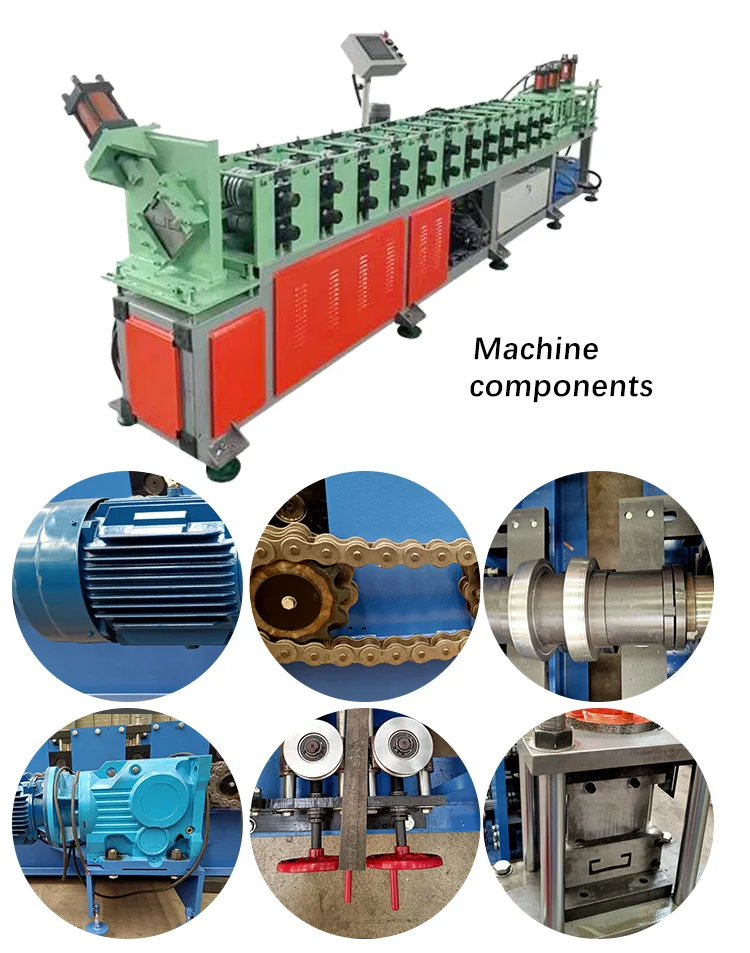 Automatic C Section Purlin Cold Forming Steel Cold Roll Forming Machine ...