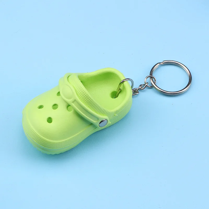 Hot Fashion Bag Charm Cute 3D Cartoon Mini Slippers Shoe Keychain Car ...