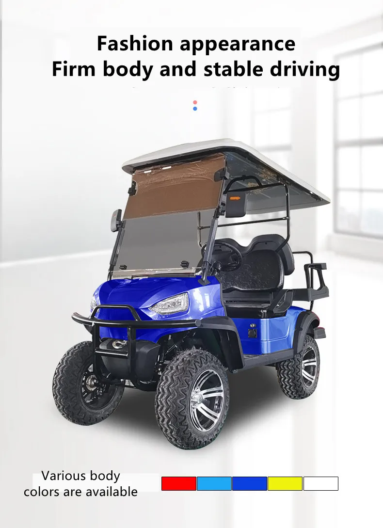 Cycleguy 110km Long Range 4 Wheel Custom Off Road 4x4 Electric Golf ...