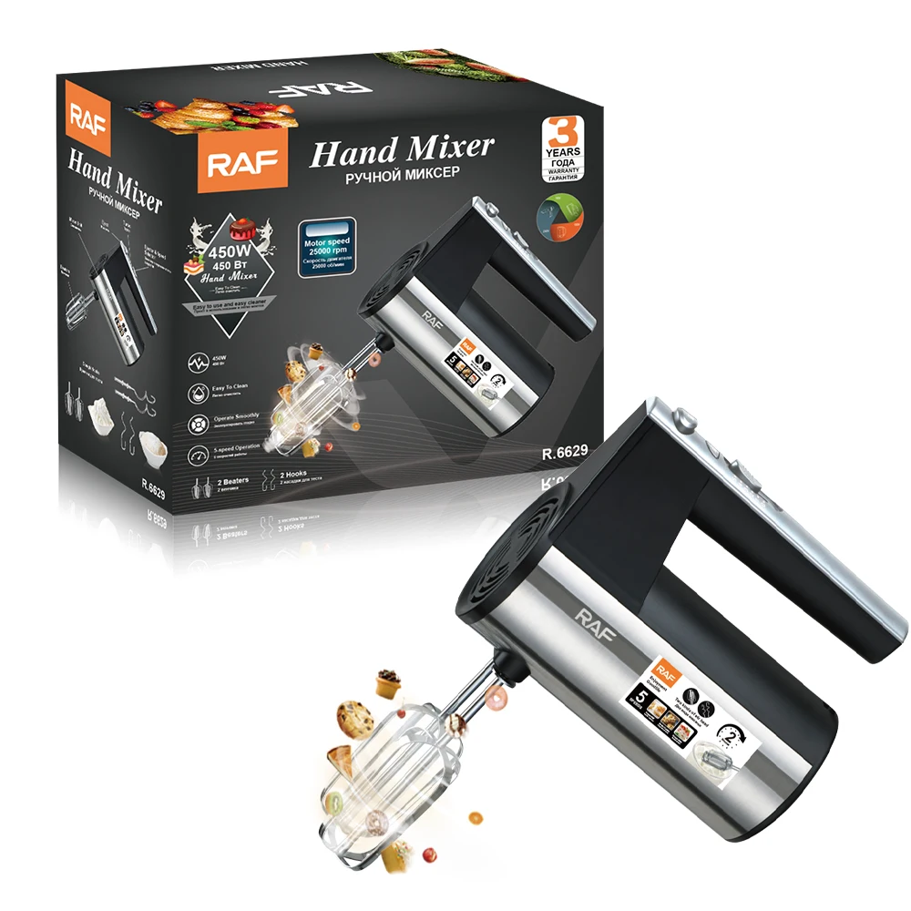 Raf Wholesale Lightweight Multi-function Hand Mixer For Egg Beater Electric Mixer And Easy To ...