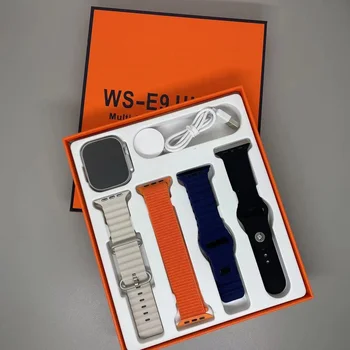 2023 New Arrival Ws-e9 Smart Watch With 4 Belts Nfc Function Fitness ...