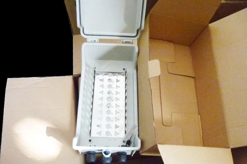 50 Pairs Outdoor Waterproof Telephone Distribution Box For Krone Module ...