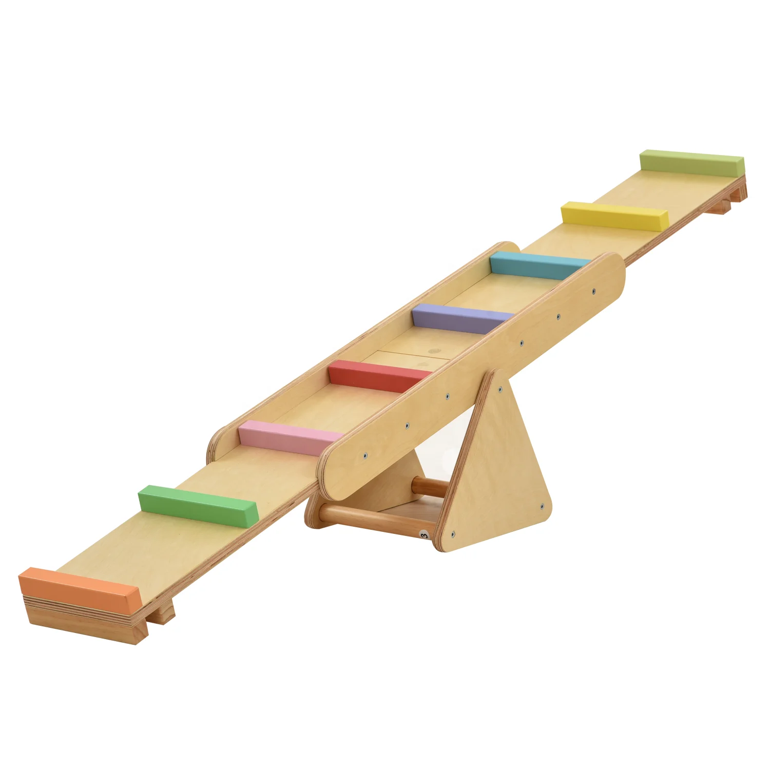 Indoor Playground Set Montessori Baby Fitness Toy Rocker Board Toddler ...