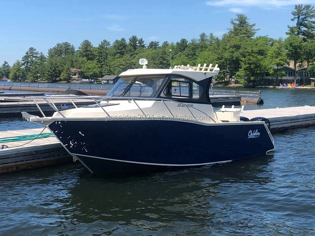 Luxury Aluminum 7.5m Fishing Cruiser Speed Boat for Outboard Engine ...