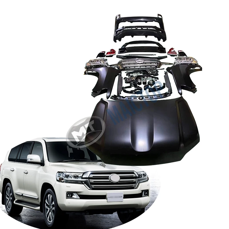 MAICTOP car accesorios facelift bumper body kit for land cruiser 200 series FJ200 LC200 2008 ...