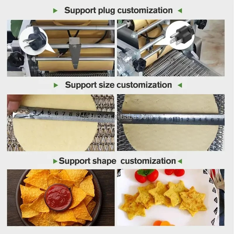 Automatic Flour Corn Chapati Khakhra Manufacturing Tortilla Press Bread ...