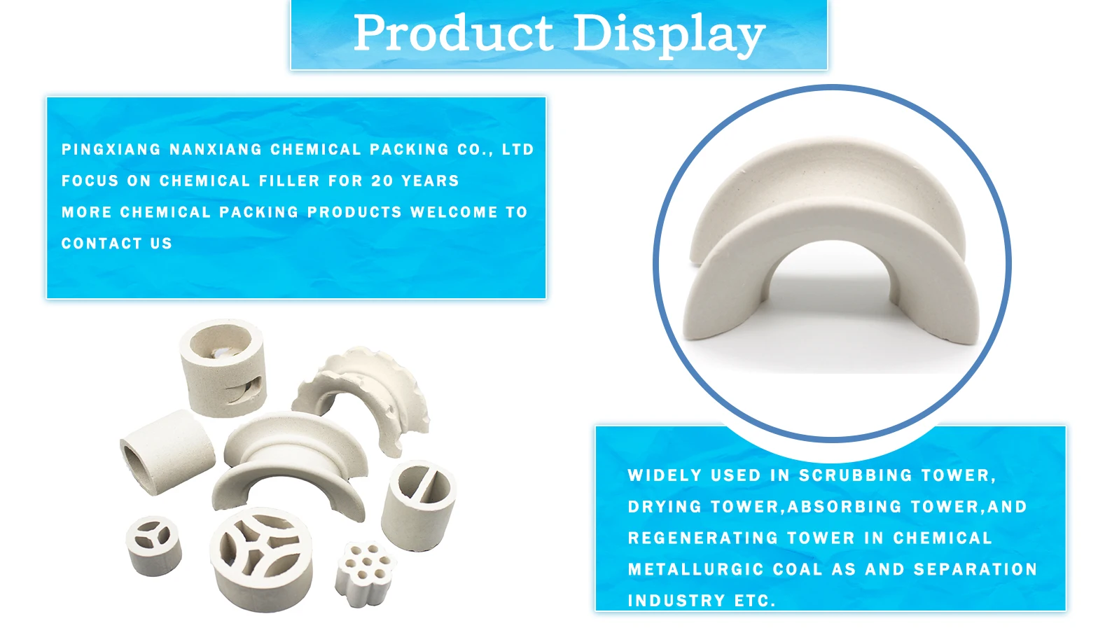 Ceramic Intalox Saddle Ring for Chemical Industry( Professional Saddle ...