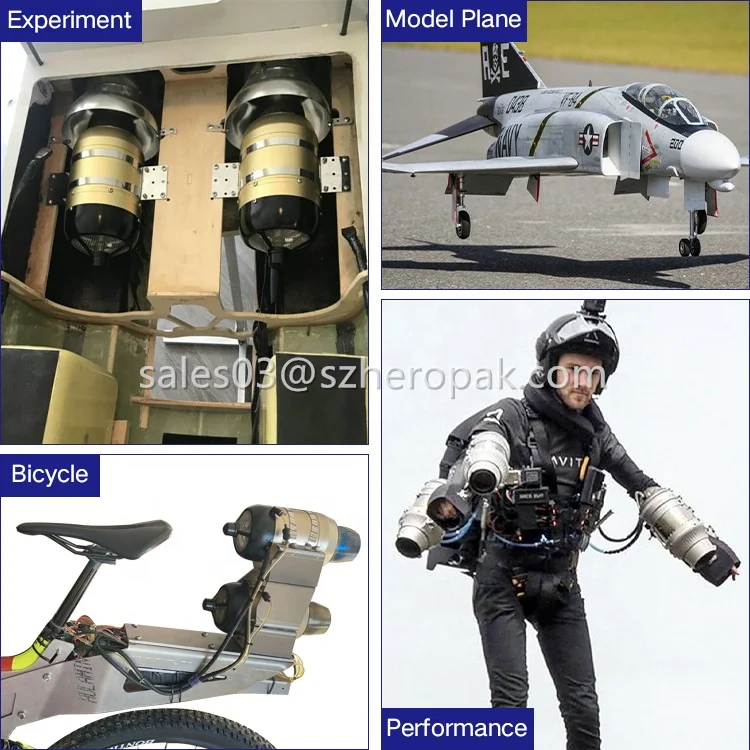 40kg Thrust Micro Turbojet Engine for Jet Ski & Flyboarding