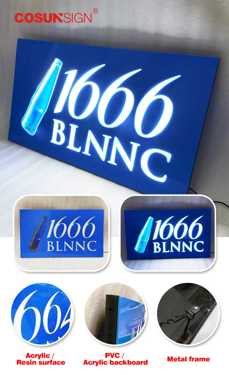 Vintage White Claw LED Neon Light for Beer Liquor Drink Milk Tea ...