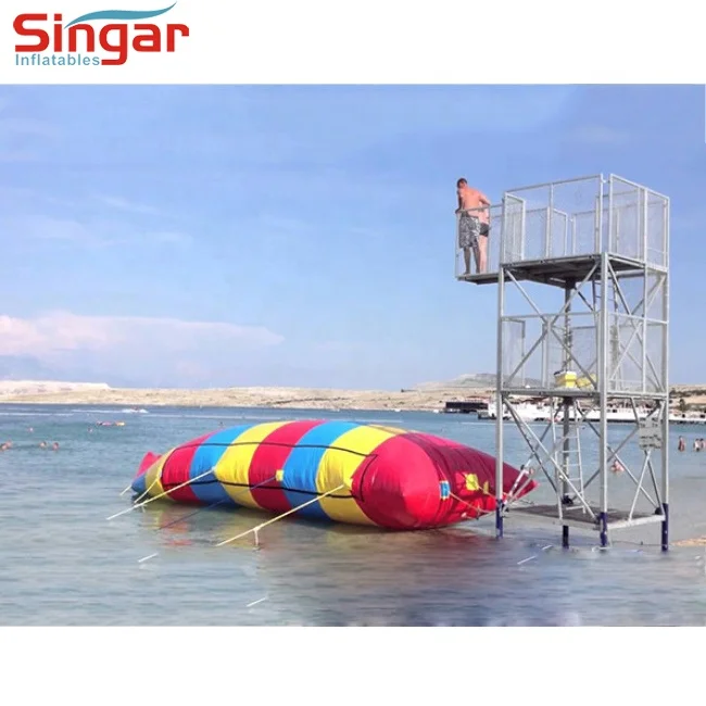 Adult Water Games Inflatable Toy Water Blob Jump Float Air Bag For ...
