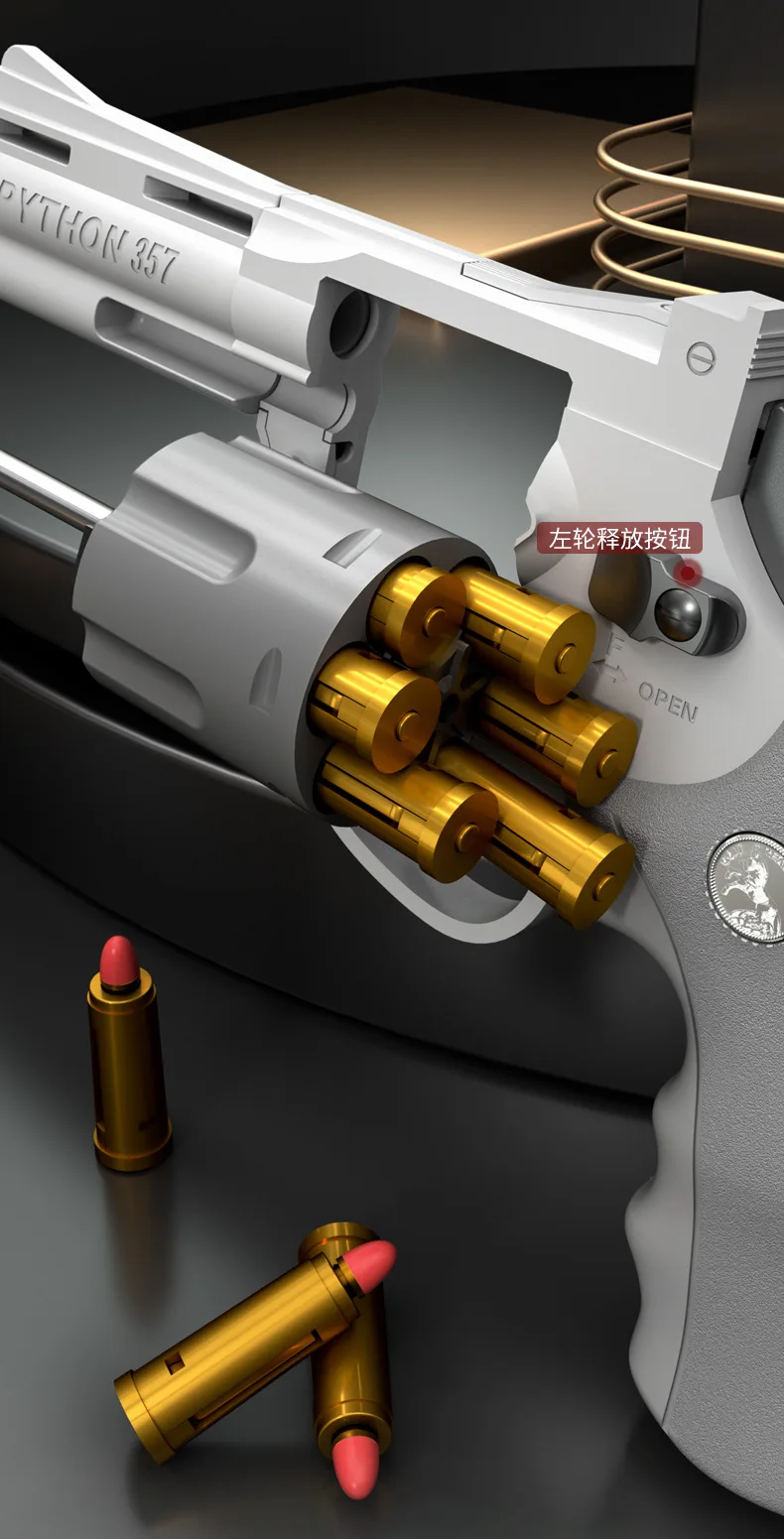 Eva Left Wheel Soft Bullet Gun Zp5 Medium Style Revolver Hand Cast Auto ...