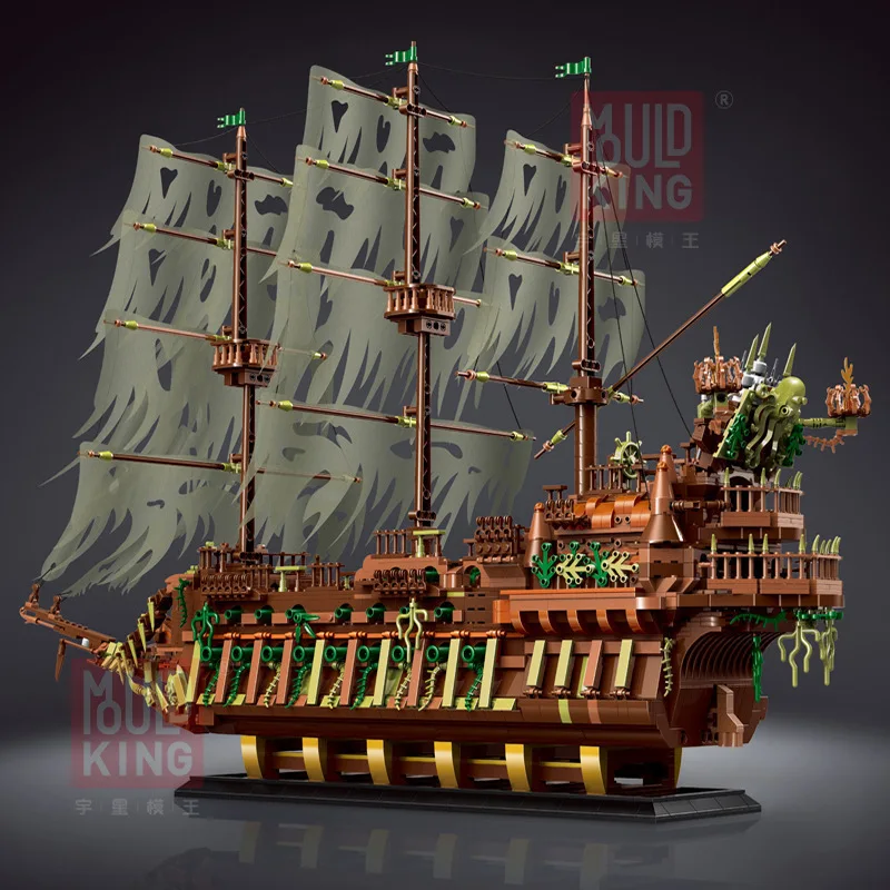 Tiktok Mould King 13138 Flying Dutchman Ship Building Blocks Toys Diy ...