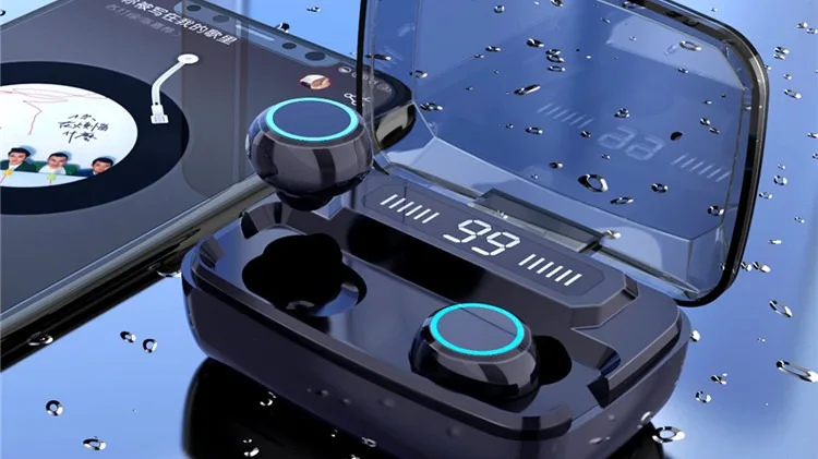 M11 Tws Wireless Earphones Bluetooth 5.0 Led Display With 2000mah Power ...