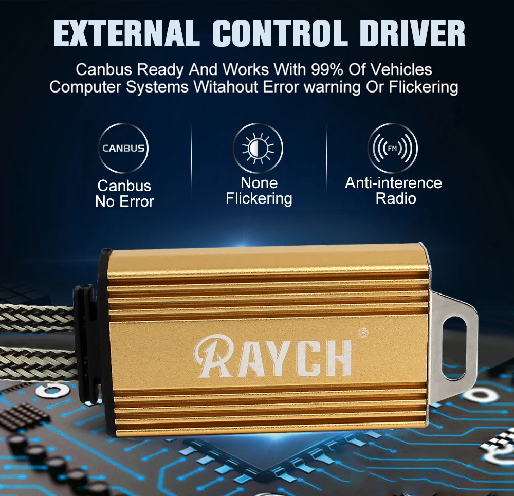 RAYCH R8 Pro Car Lamp 12v Auto Light Kit 300w 50000lm Vehicle Headlamp ...