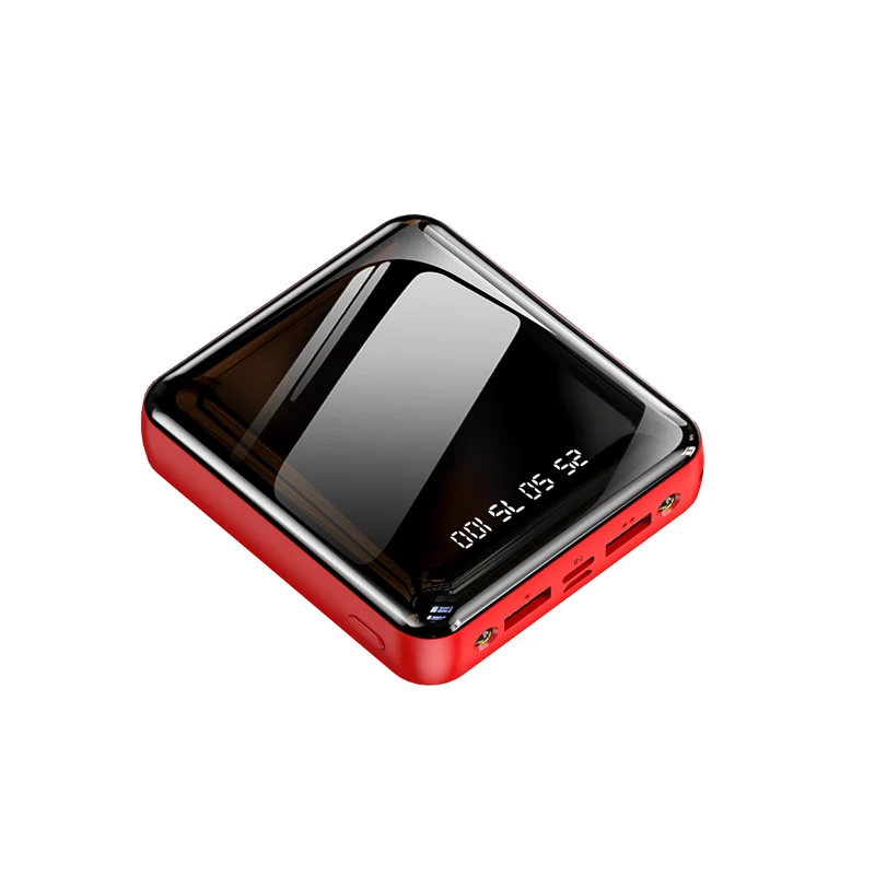 5000mAh 10000mAh 20000mAh Square Power Banks Built in Cable Power Bank ...