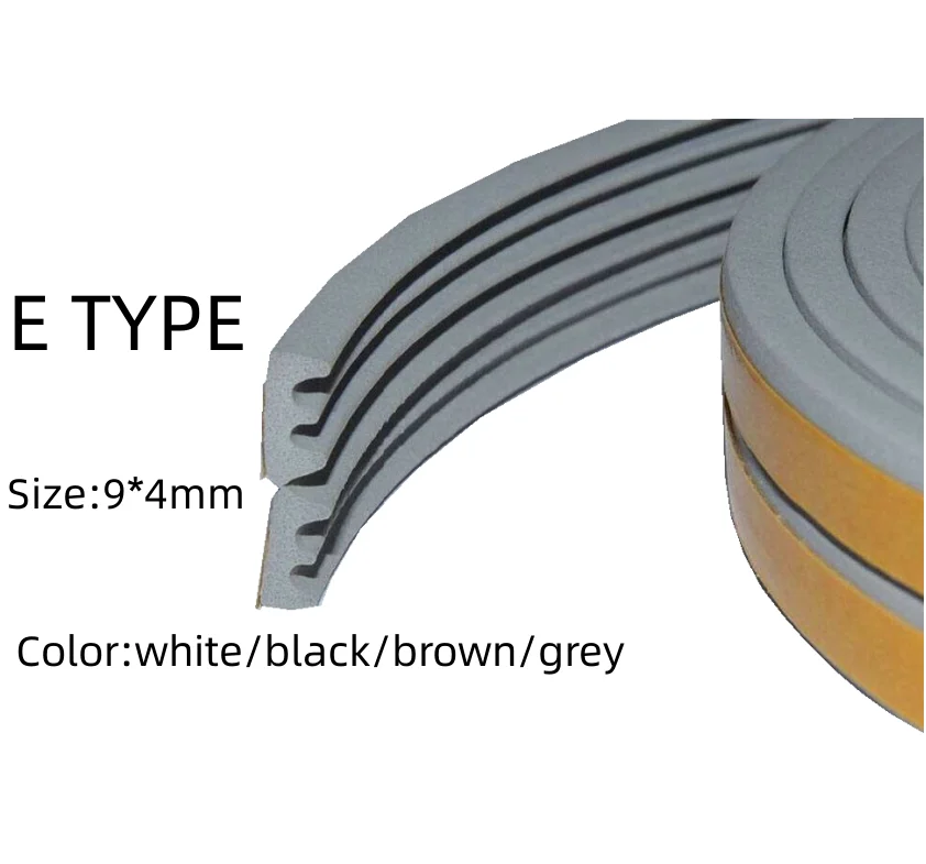 D P E I Type epdm foam seal strip Self Adhesive epdm sealing strip ...