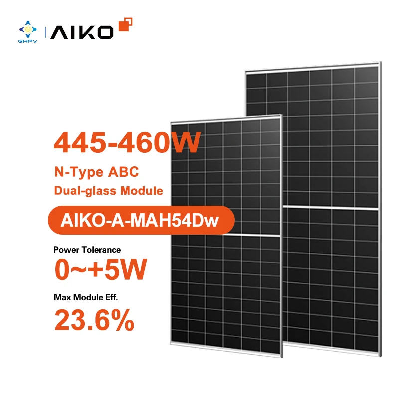 Panneau Solaire Aiko Abc Solar Module Aiko-a-mah54dw 445w 450w 455w ...