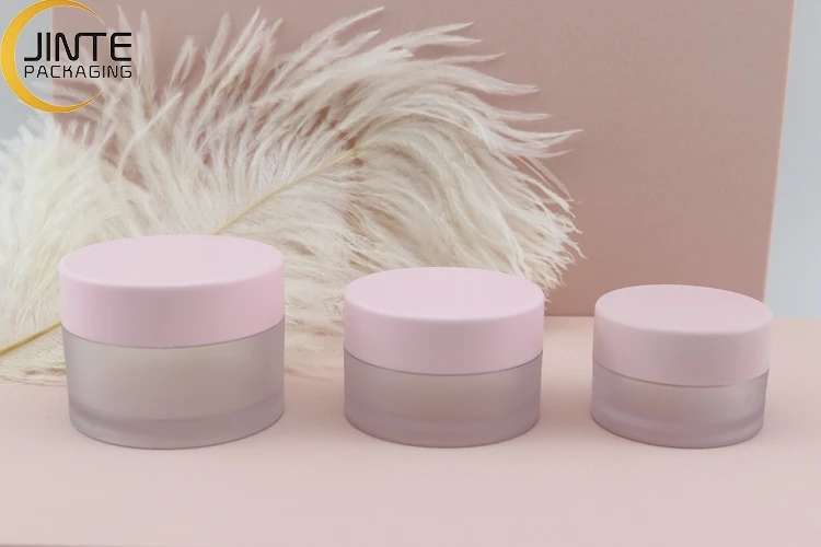 Eco Friendly Free Sample Pink Plastic Cosmetic Cream Jars Petg Lip ...