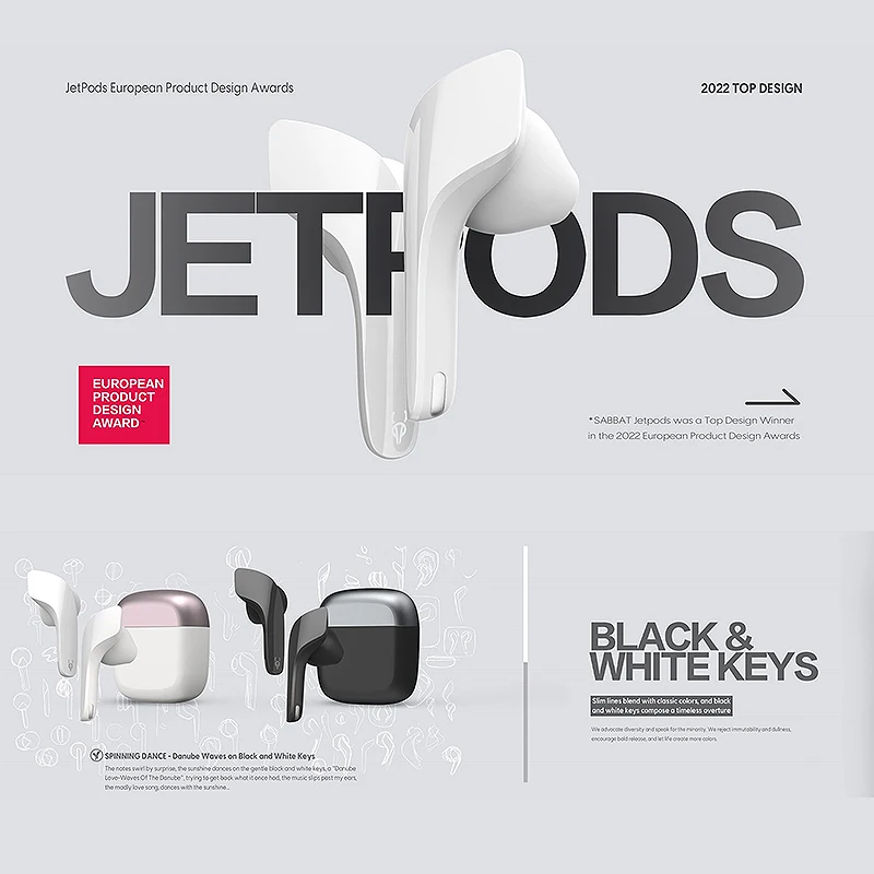 Sabbat Jetpods Wireless Headphones Bluetooth Earphones Sports ...