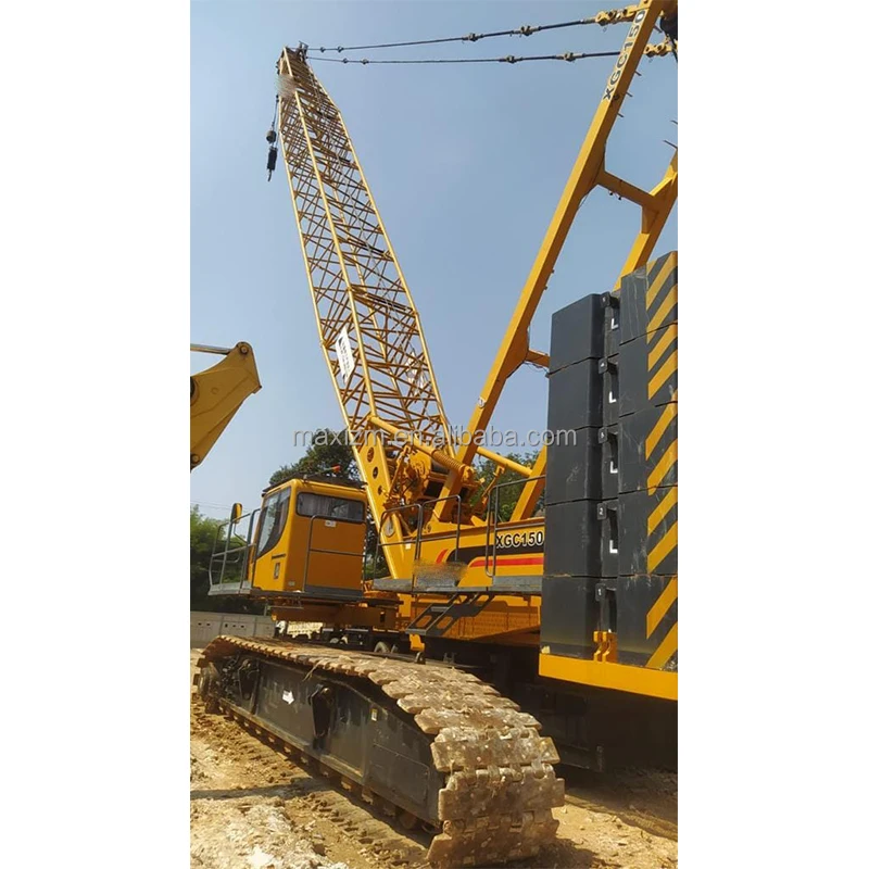 New 150t Hydraulic Crawler Crane XGC150 in Stock - High Efficiency